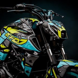 Graphics Kit for YAMAHA FZ/MT 07 09 (select Your Make/model) Cardiff ...