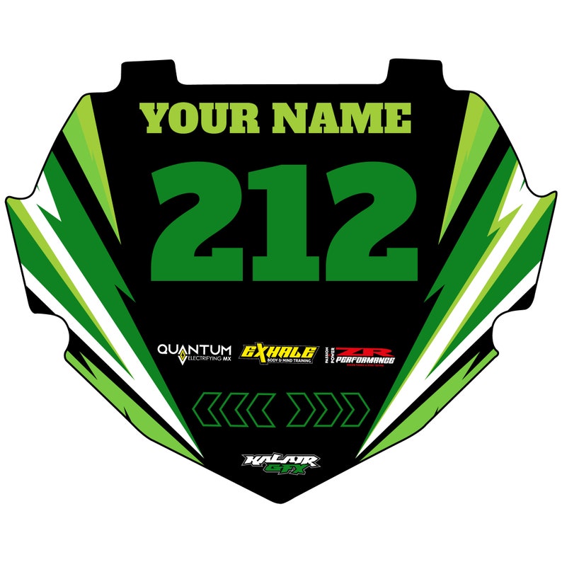 Custom BMX Box Two Number Plate Decals Personalize Your Racing Graphics ...