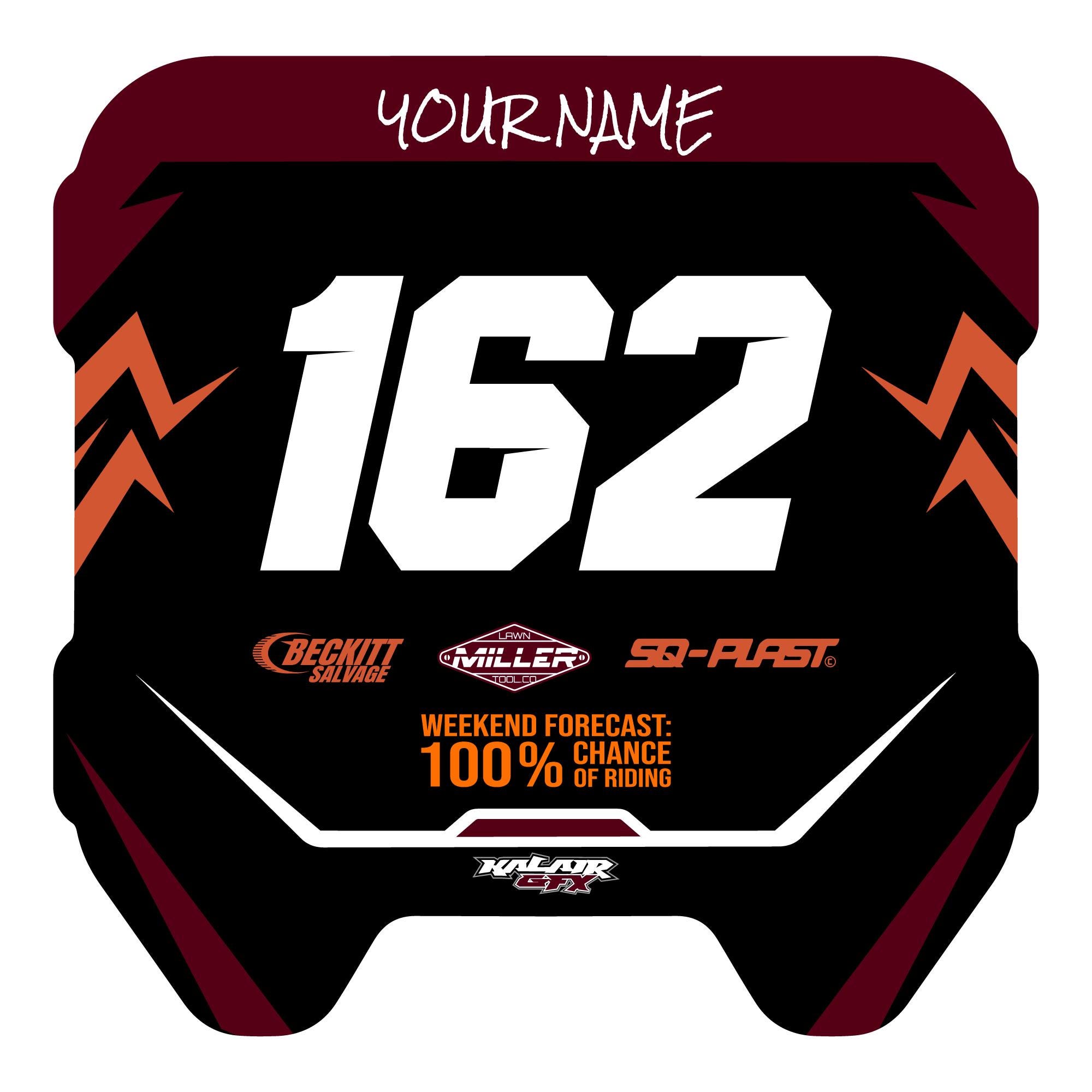 Sur Ron Front Number Plate Electric Bike Decals, Surron Light Bee ...