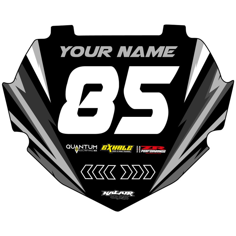 Custom BMX Box Two Number Plate Decals Personalize Your Racing Graphics ...