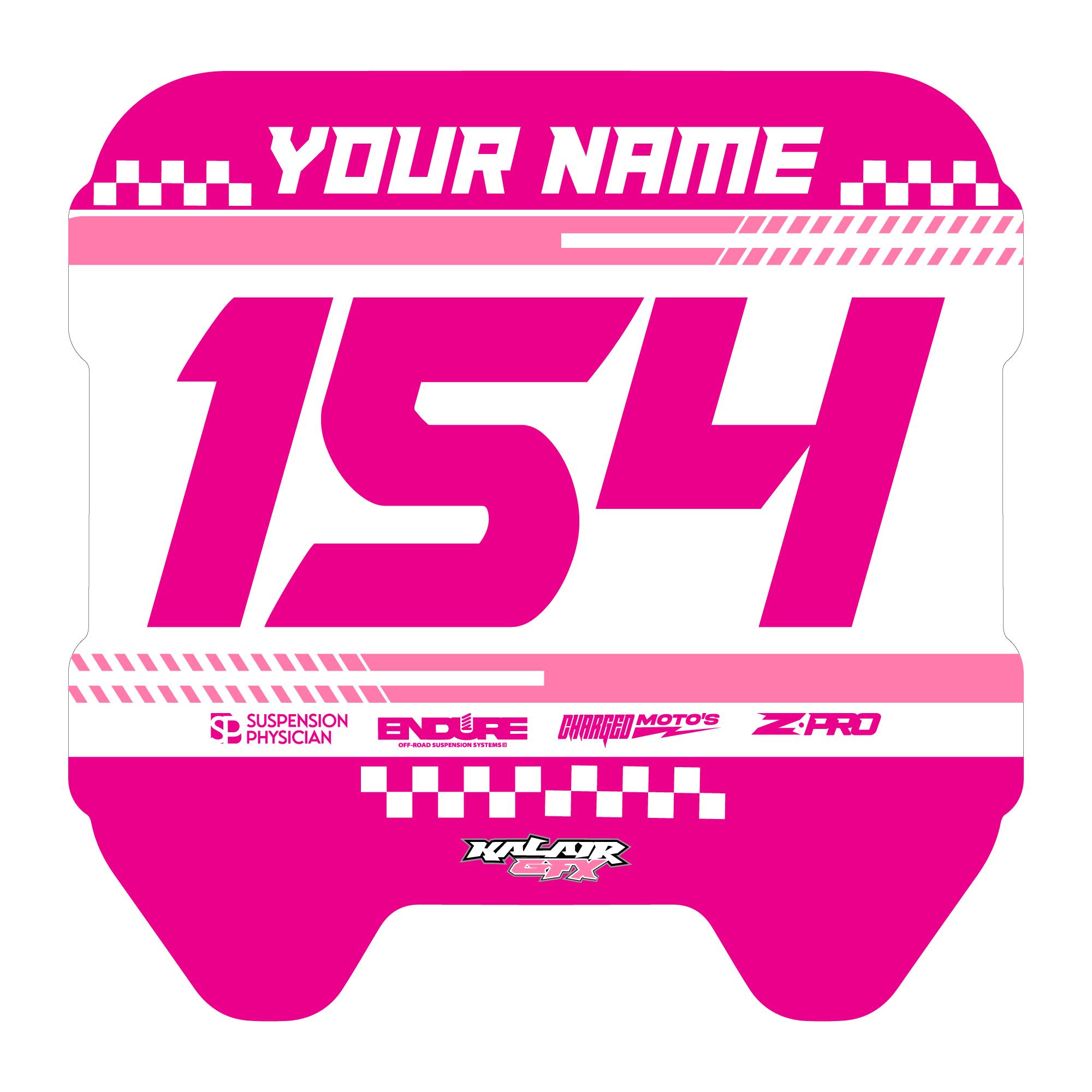 Sur Ron Front Number Plate Electric Bike Decals, Surron Light Bee ...