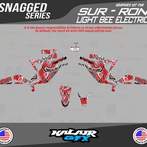 Graphics for Sur-ron Surron Light Bee Electric Decals - Snagged Series ...