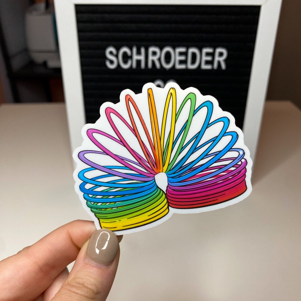 90s Stickers, Slinky Sticker, Laminate, Glossy, Weatherproof, Stickers ...