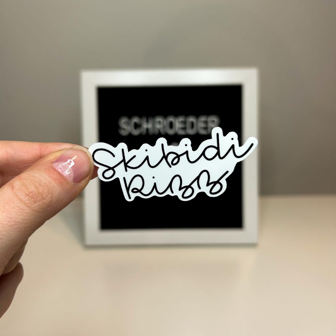 Skibidi Rizz Sticker, Trending Sticker, Trendy Sticker, Gen Alpha Slang ...