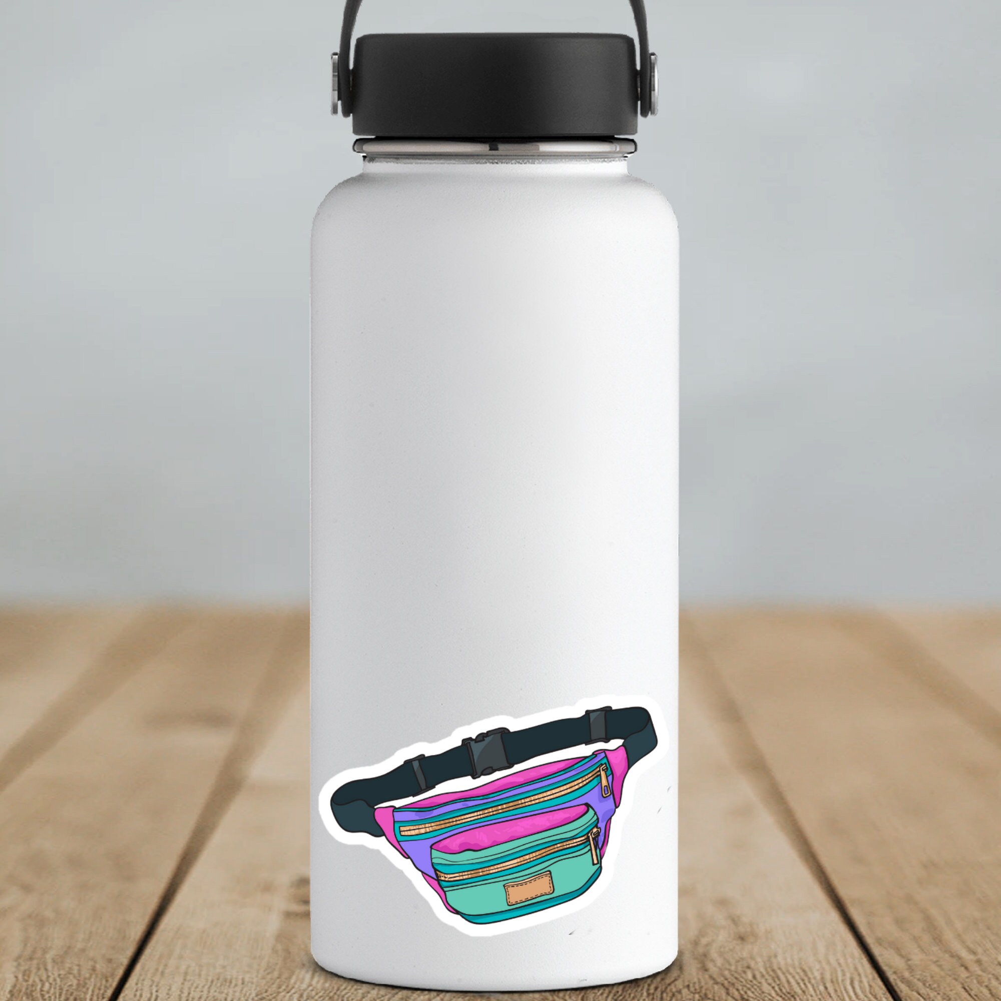 90s Stickers Fanny Pack Sticker Laminate Glossy - Etsy