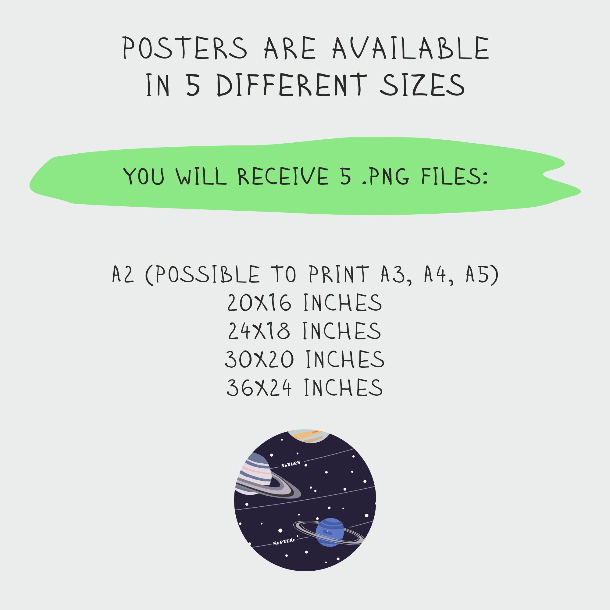 Solar System Printable Space Poster for Little Astronaut - Etsy