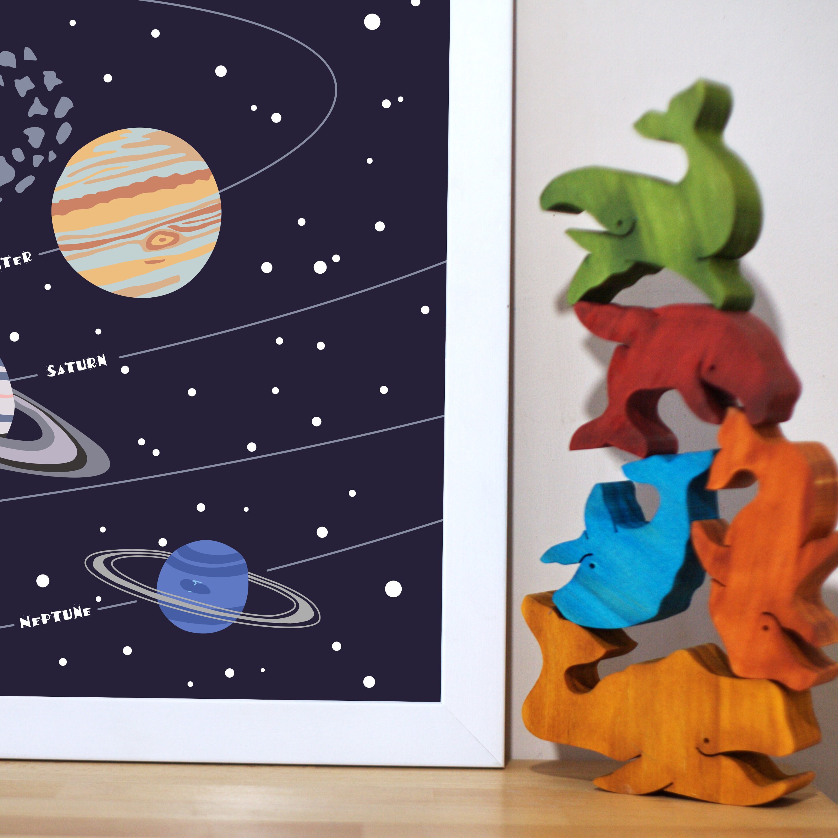 Solar System Printable Space Poster for Little Astronaut - Etsy