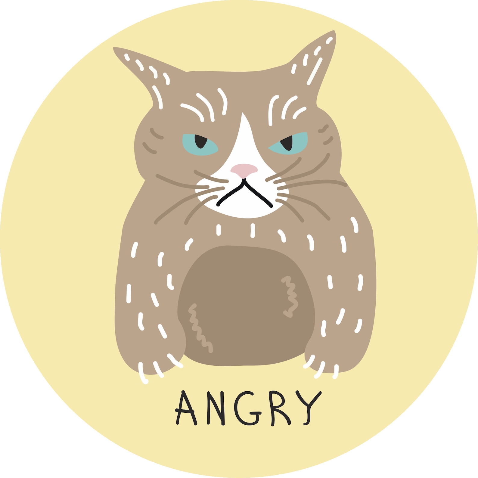 I Feel Cats Poster Feelings and Emotions Chart Feelings | Etsy