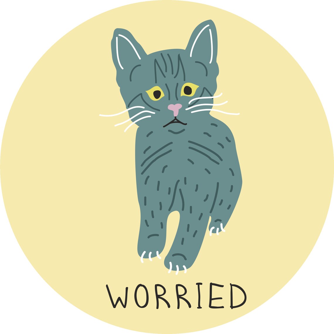 I Feel Cats Poster Feelings and Emotions Chart Feelings - Etsy