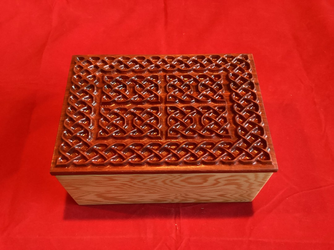 Celtic Top Wooden Box - Etsy