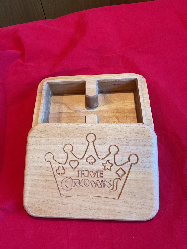 Five Crowns Card Box - Etsy