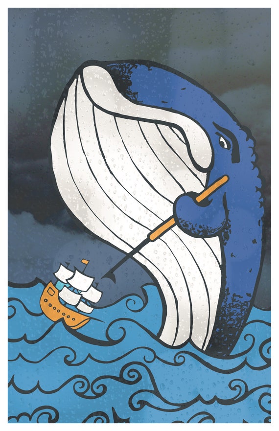 Whaling Harpoon Drawing