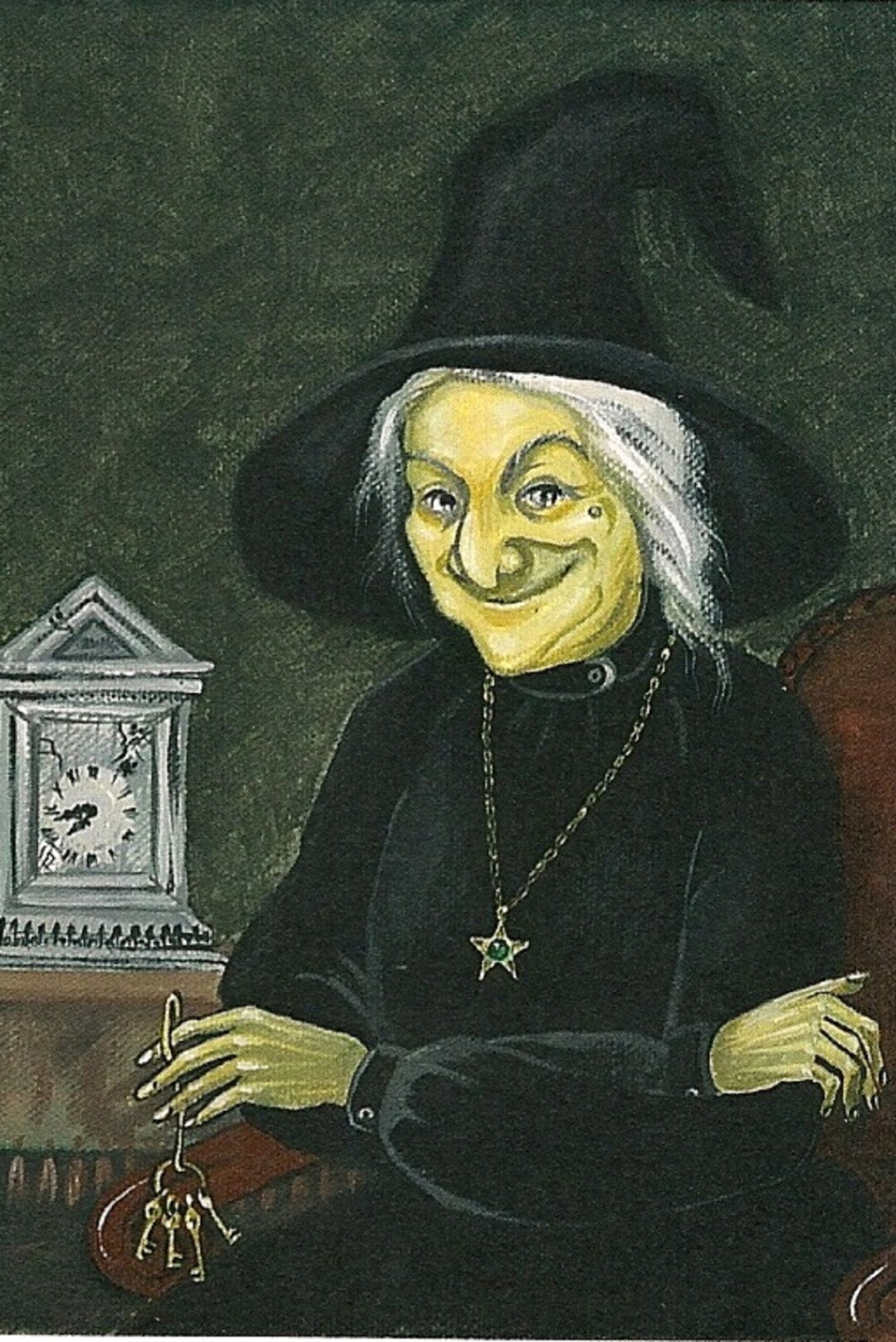 4x6 Witch's Portrait RYTA Halloween Witch Autumn Fall Season Seasonal ...