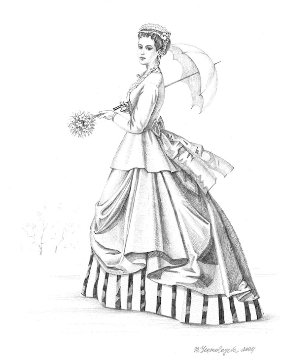 Victorian Ghost Illustration