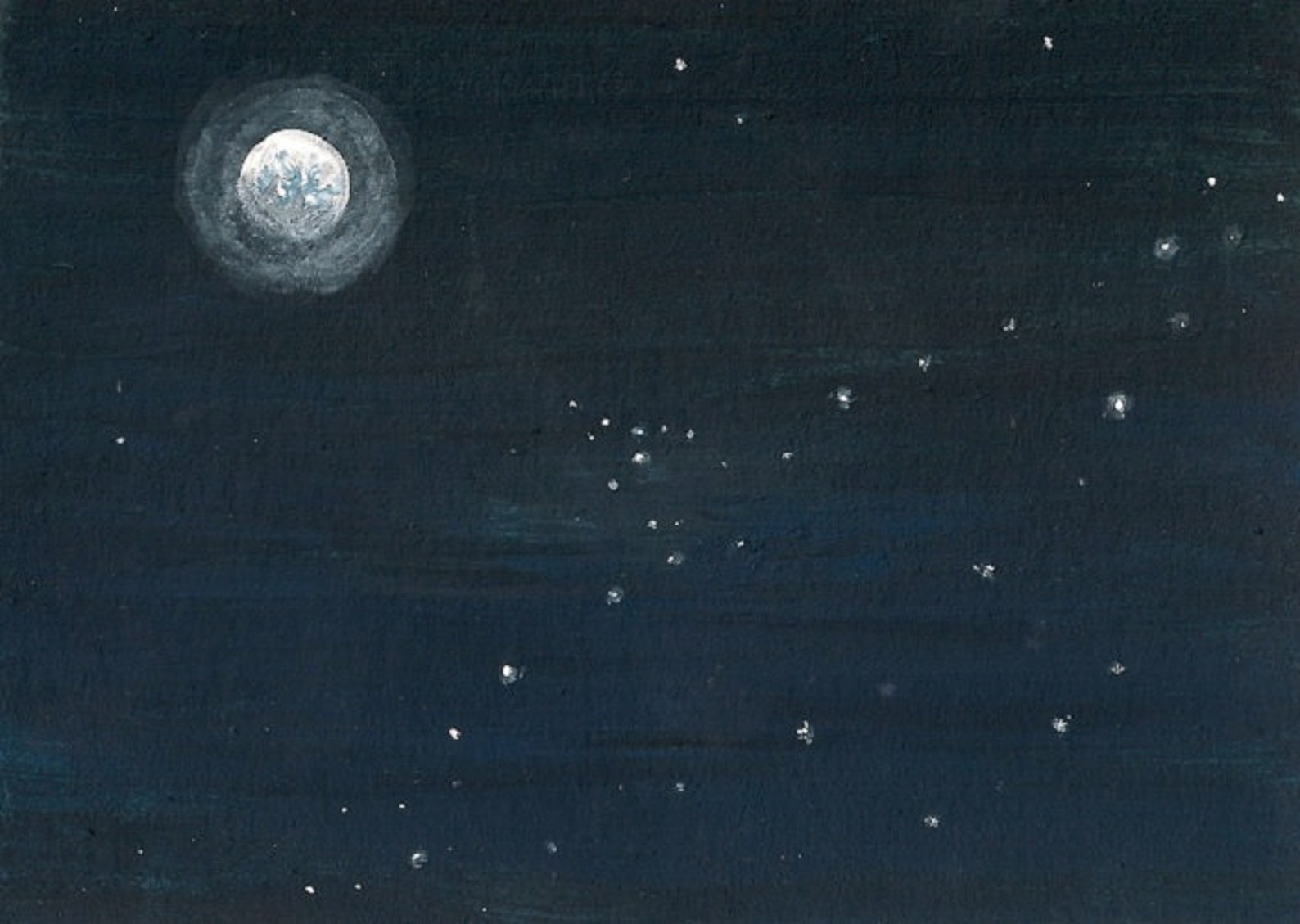 ACEO Raven Constellation RYTA Astronomy Milky Way Space Travel - Etsy