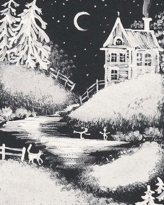 Scratch Art Landscape