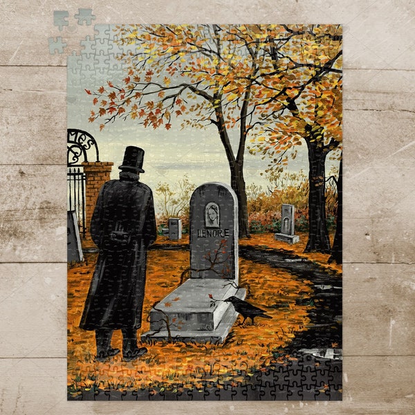 Raven Jigsaw Puzzle - Etsy