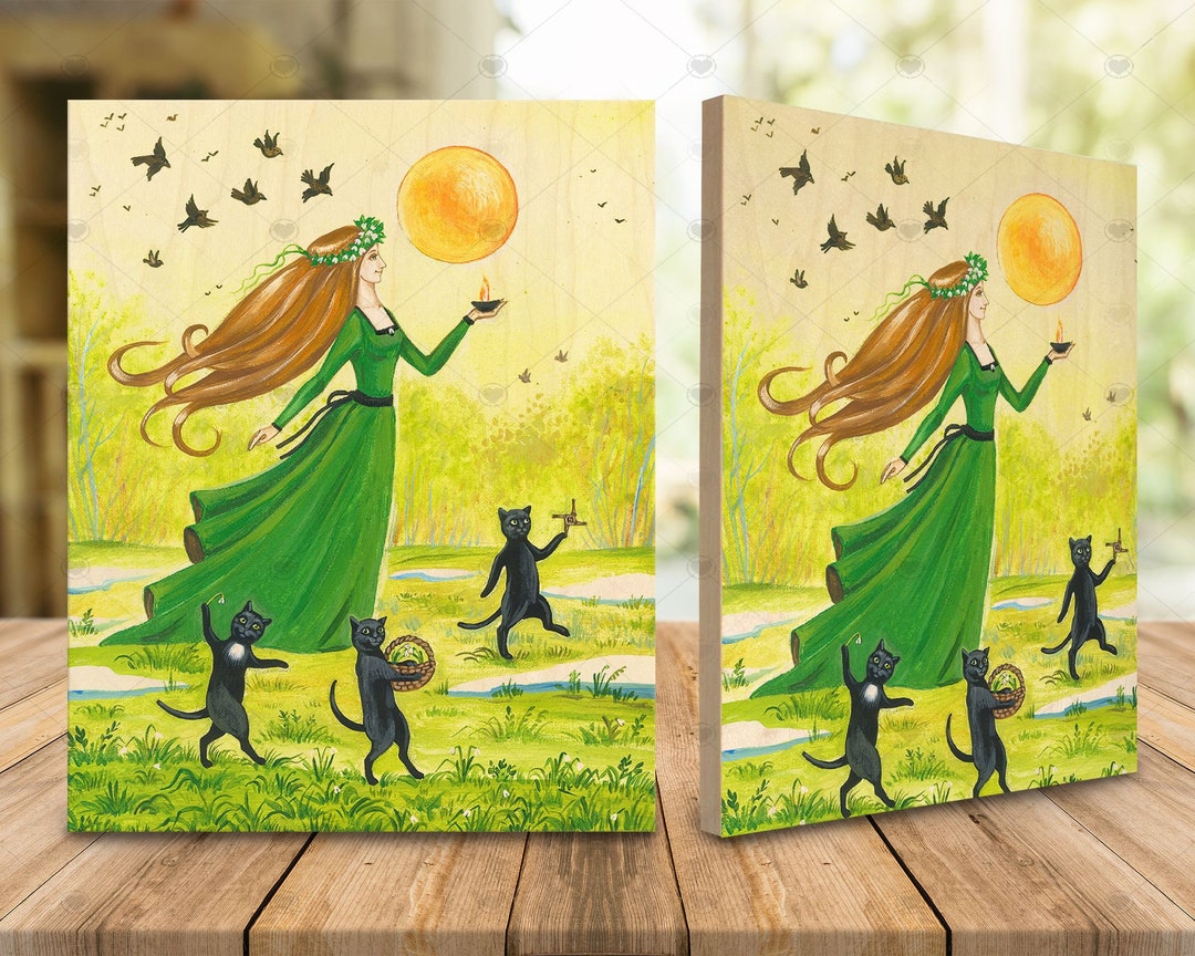 IMBOLC RYTA Wooden Print Sign 5x7 to 16x20 Interior Home Design Decor ...