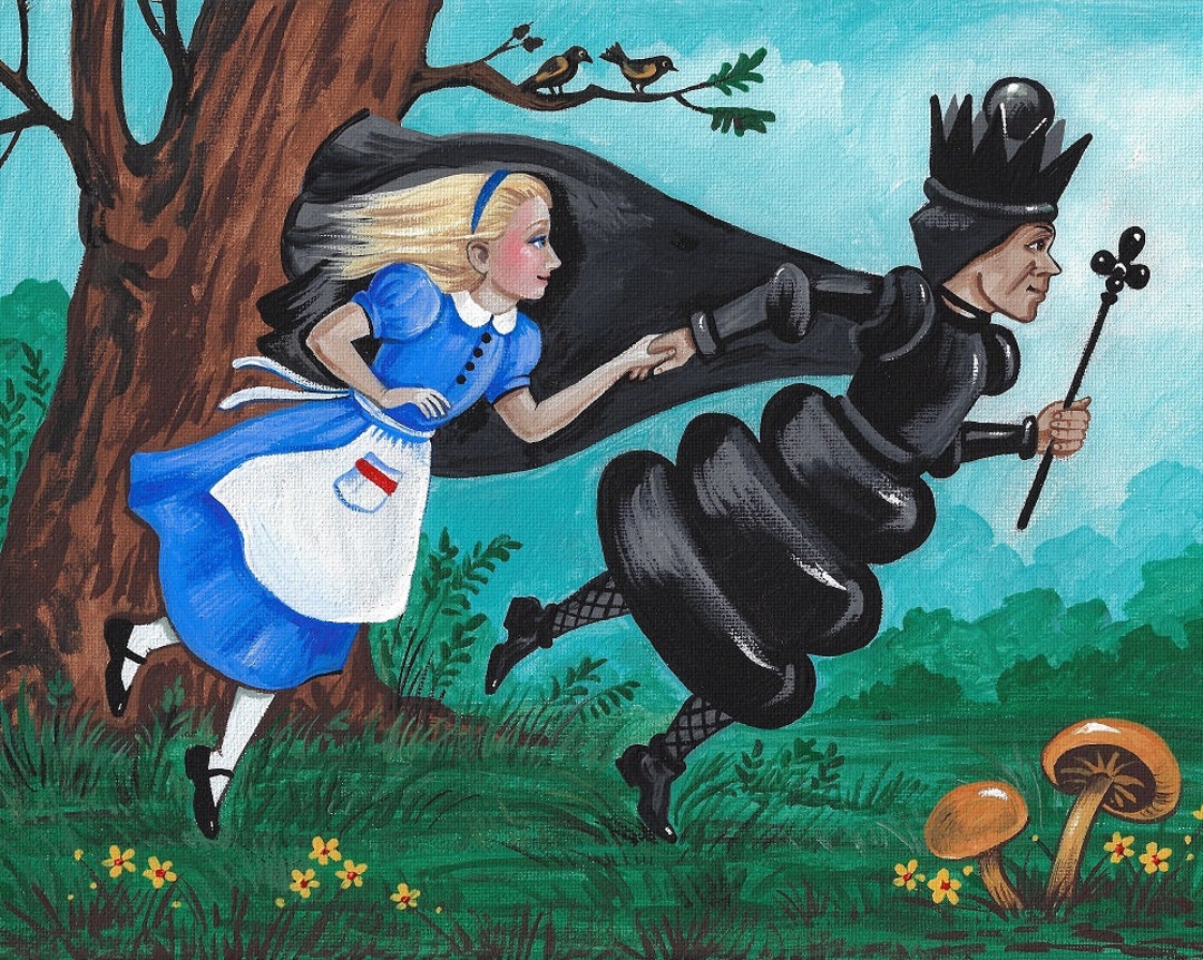 8x10 Floating on the Air RYTA Alice in Wonderland Queen Landscape Fairy ...