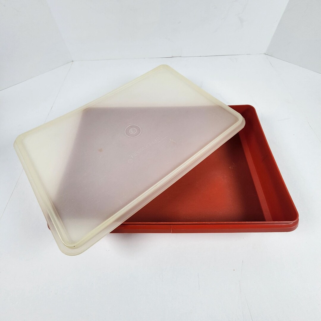 Vintage Tupperware Sheer Rectangle Cake Keeper 290-3 13x9x3 W/lid 291 ...