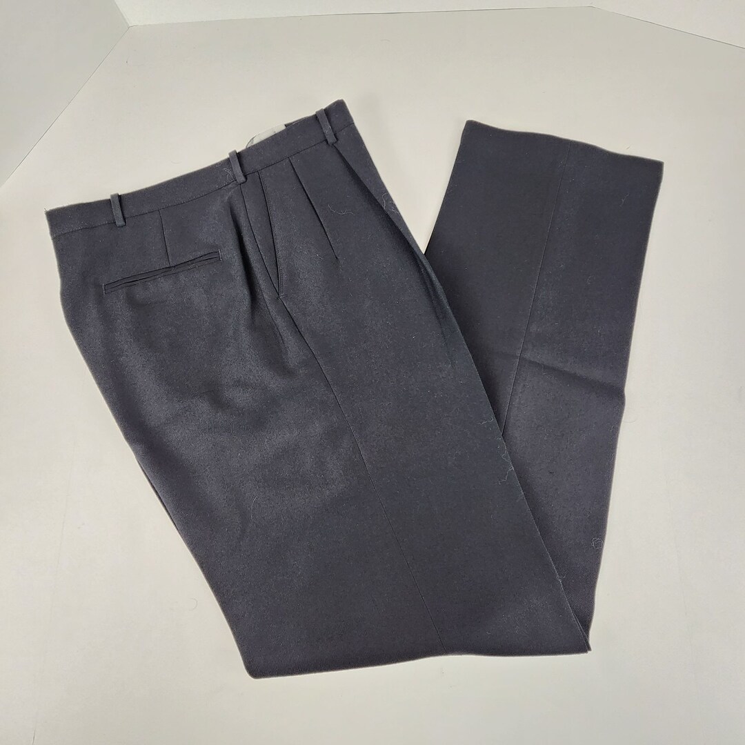 Sansabelt BLACK Dress Pants Jaymar Ruby Inc. Buttons for - Etsy