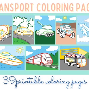 Printable Transport Coloring Pages for Kids- Things-that-go Thick ...