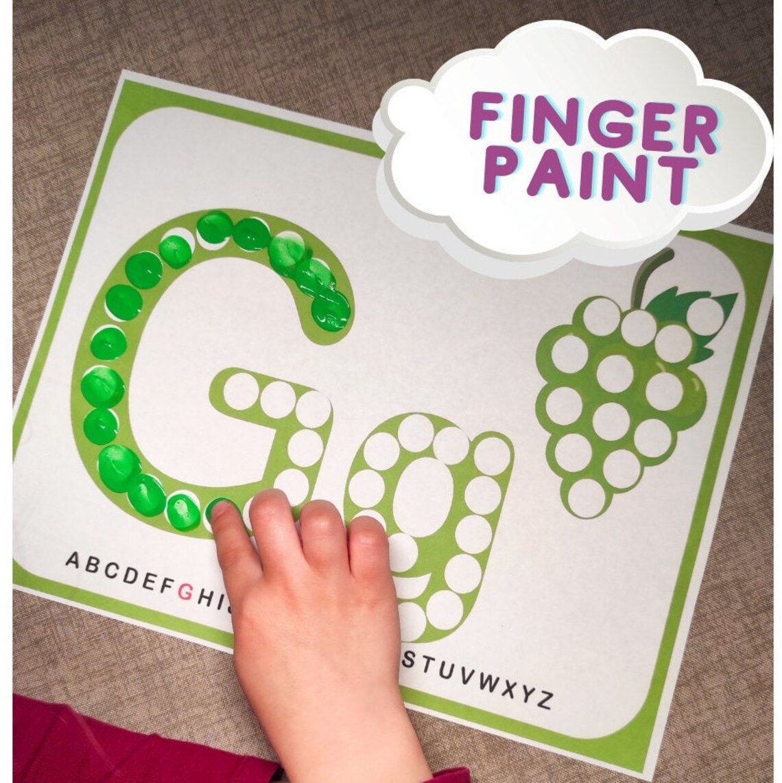 Do-a-dot Alphabet, Numbers and Colors 36 Printable Worksheets for ...