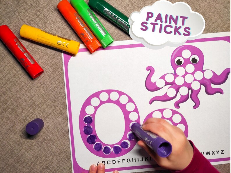Do-a-dot Alphabet, Numbers and Colors- 36 Printable Worksheets for ...