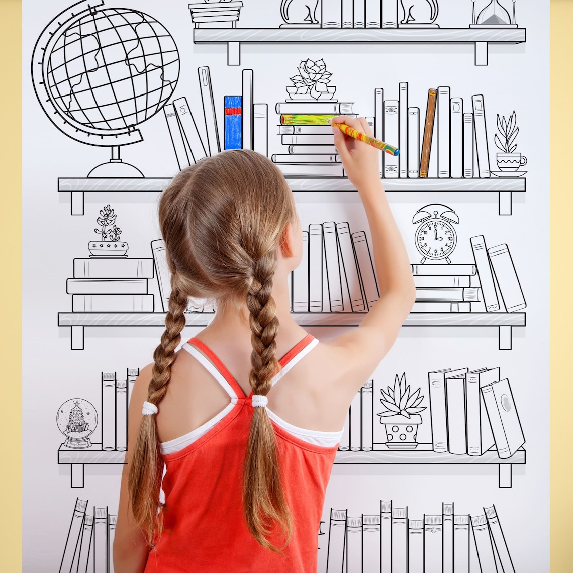 100 Books Challenge - Printable Reading Log - Book Tracker - Coloring ...