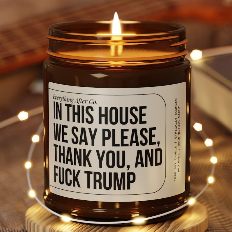 Trump Candle - Etsy