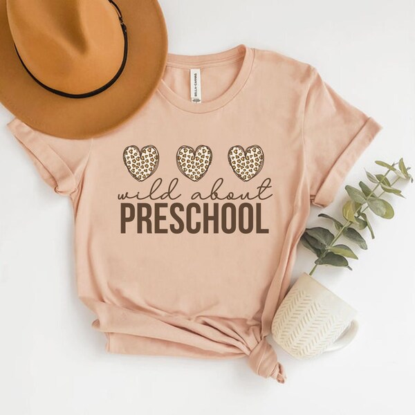 Wild About Preschool Shirt - Etsy