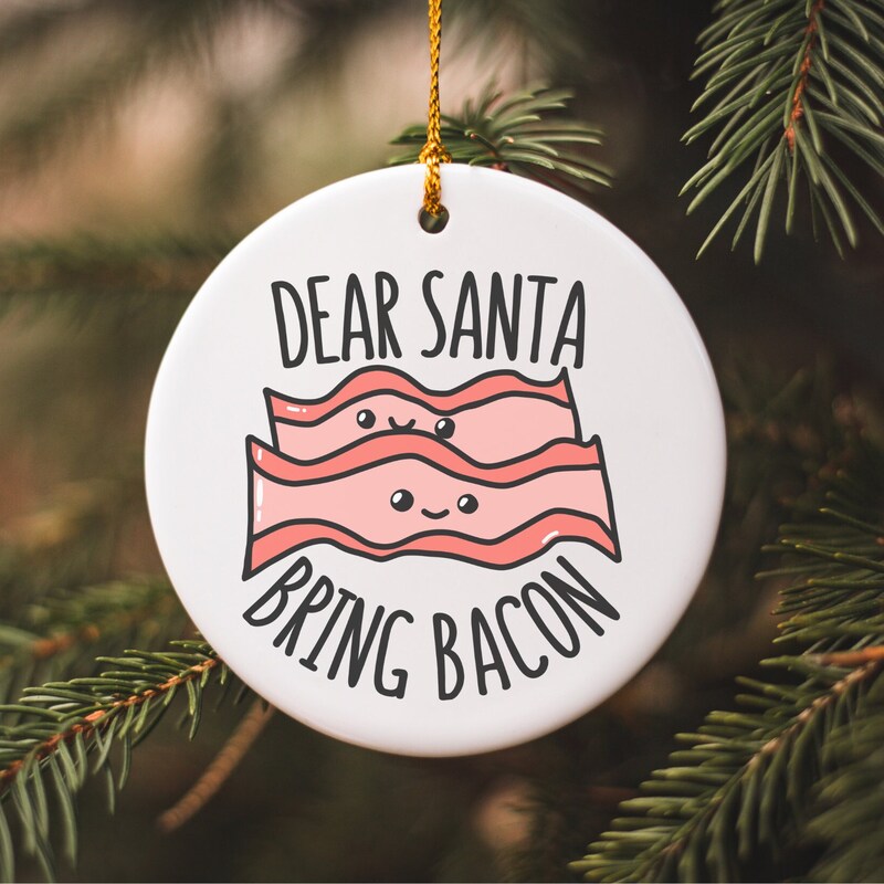 Bacon Ornament - Etsy