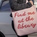 Find Me at the Library, Library Tote, Book Tote, School Librarian Gift ...