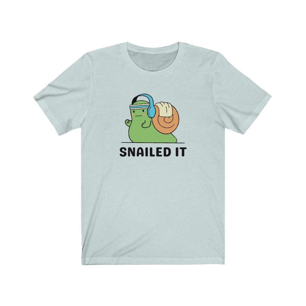 Snailed It Snail Shirt Cute Workout Tees Snail Gifts Funny | Etsy