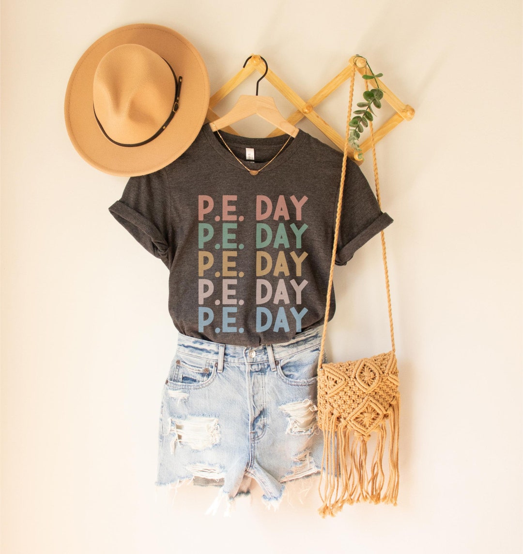 P.E. Teacher Shirt, PE Teacher Gift, Gym Day Tee, Gym Teacher Shirt ...