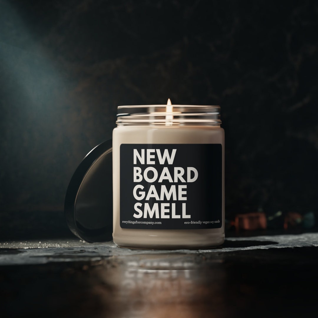 New Board Game Smell Candle, Board Game Candle, Board Game Gift, Funny ...