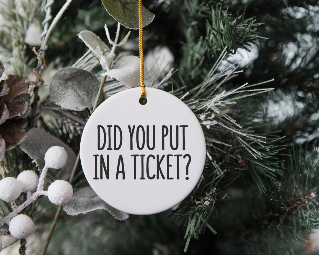 Did You Put in A Ticket, Funny IT Ornament, Tech Support Ornament, IT ...