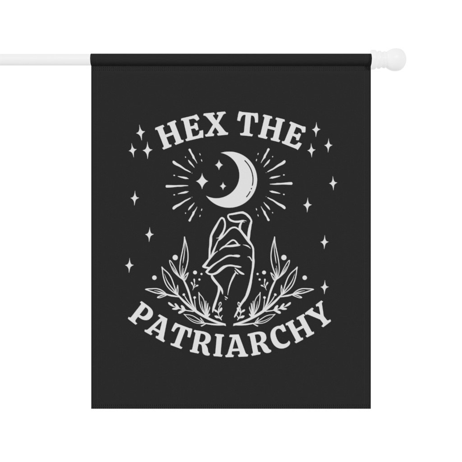 Hex the Patriarchy, Feminist Garden Flag, Pro Choice Flag, Pro Roe ...