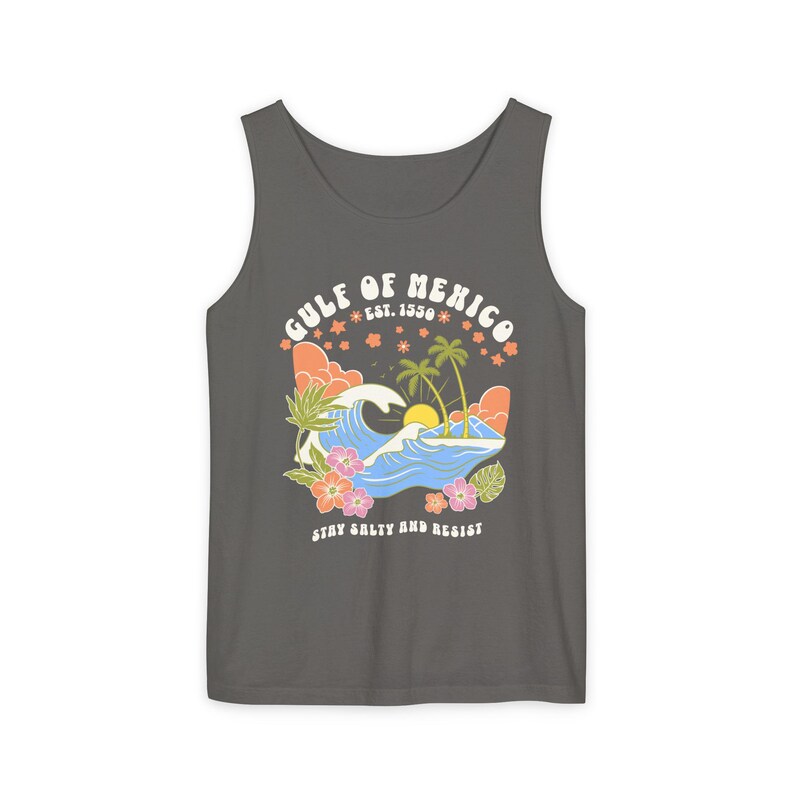 Gulf of Mexico Tank Top, Comfort Colors® Tank Top, Anti-fascist Tank ...