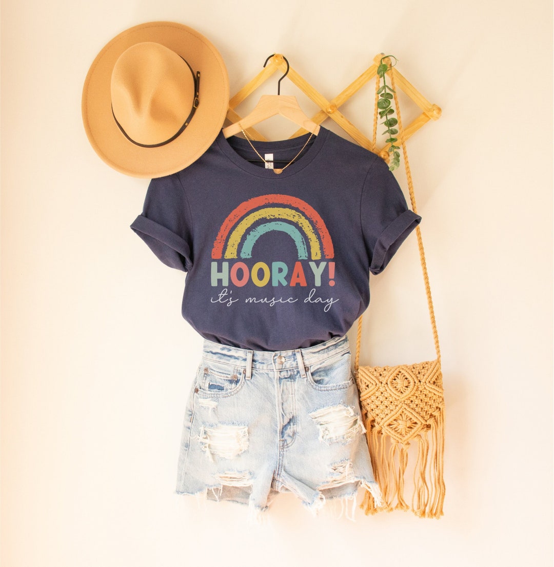 Hooray It's Music Day, Music Teacher Shirt, Music Teacher Gift, Music ...