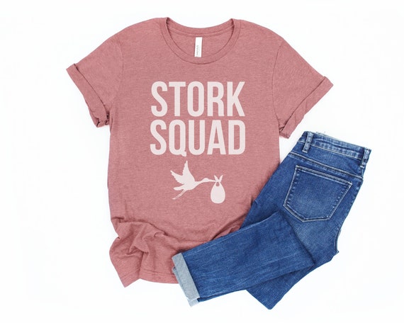 Stork Squad Shirt Labor and Delivery Nurse Shirt Mother Baby - Etsy
