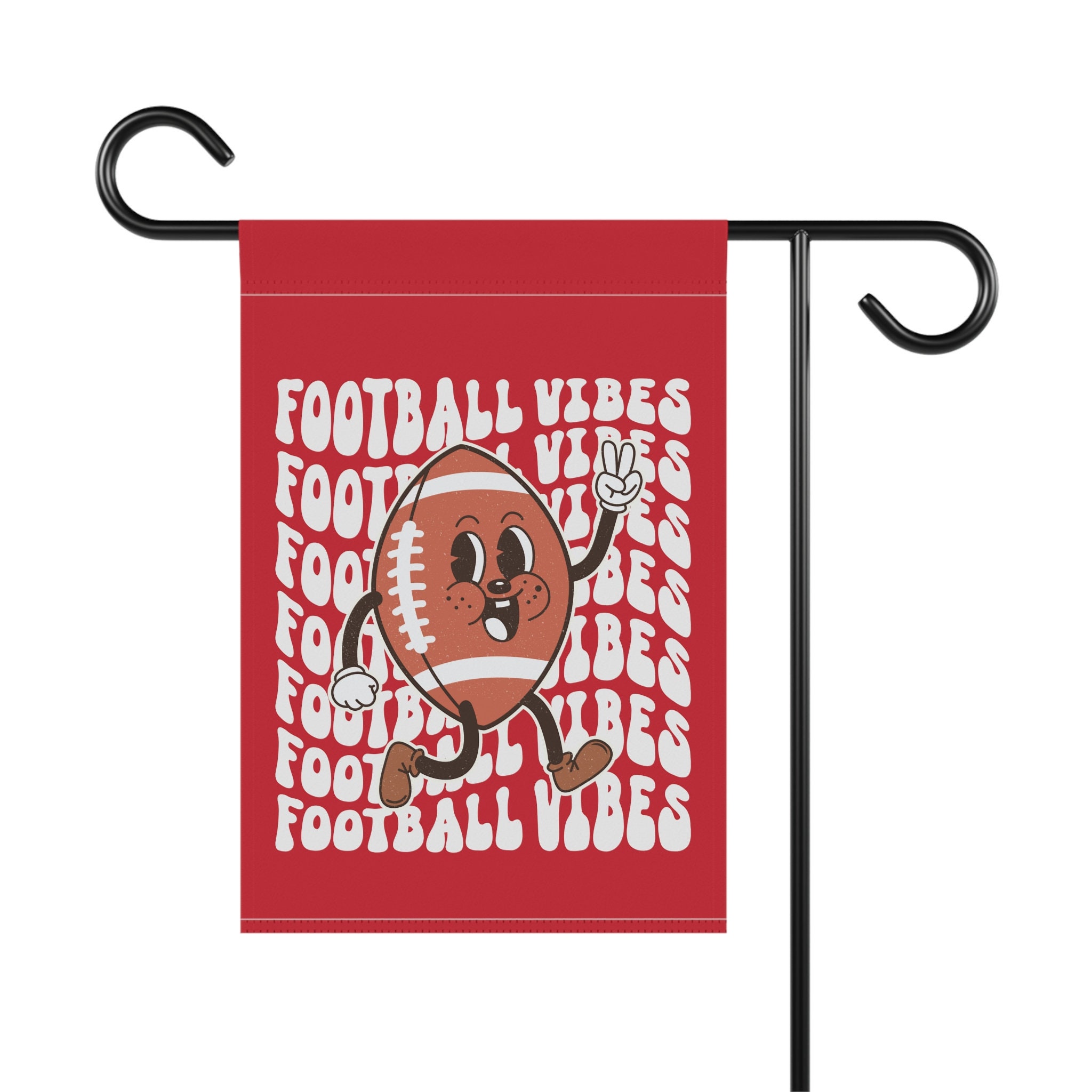Football Vibes Garden Flag, Football, Football Garden Flag, Fall Garden ...