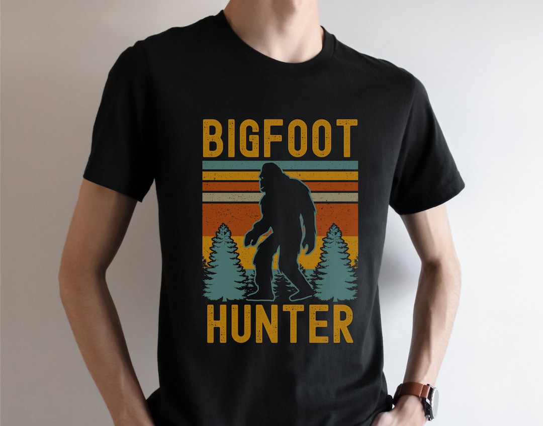 Bigfoot Hunter Shirt, Bigfoot Shirts, Sasquatch Shirt, Father's Day ...