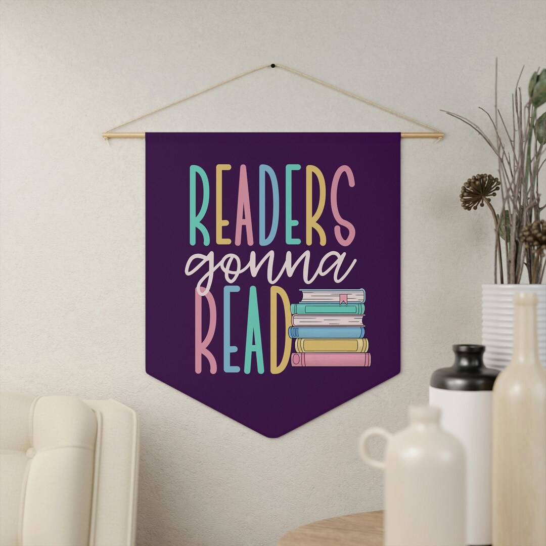 Readers Gonna Read, Classroom Pennant, School Library Decor, Back to ...
