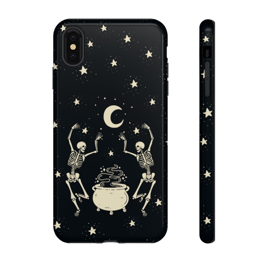 Dancing Skeletons Mystical Phone Case Witchy Phone Case | Etsy