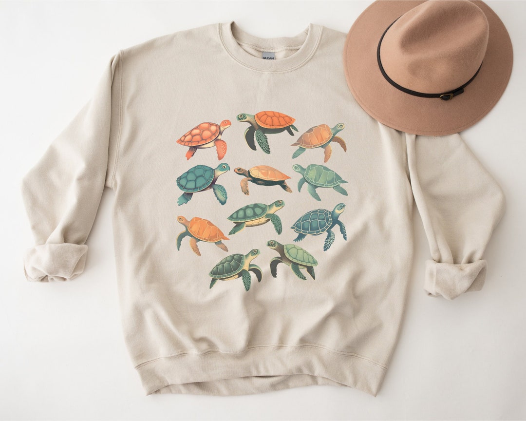 Sea Turtle Sweatshirt, Ocean Sweatshirt, Turtle Sweatshirt, Sea Turtle ...