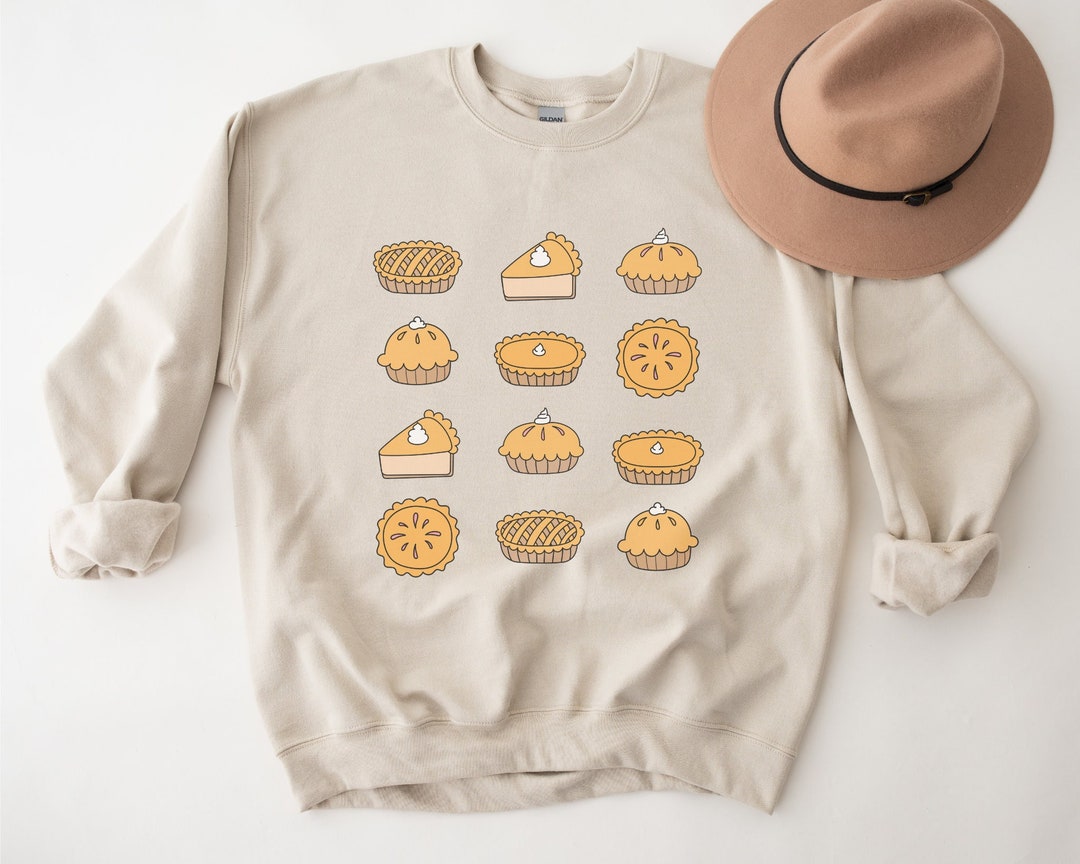 Pumpkin Pie Sweatshirt, Thanksgiving Crewneck, Baking Sweatshirt, Baker ...