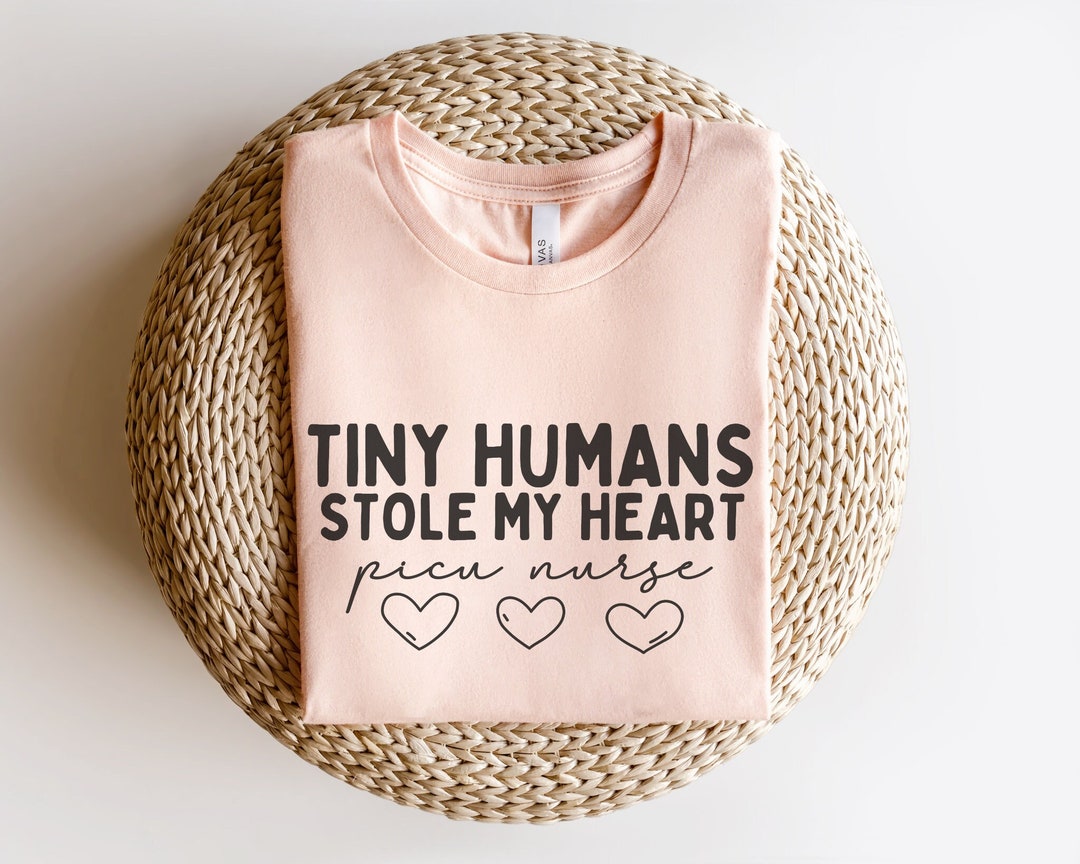 Tiny Humans Stole My Heart, PICU Nurse, PICU Nurse Gift, Pediatric ...