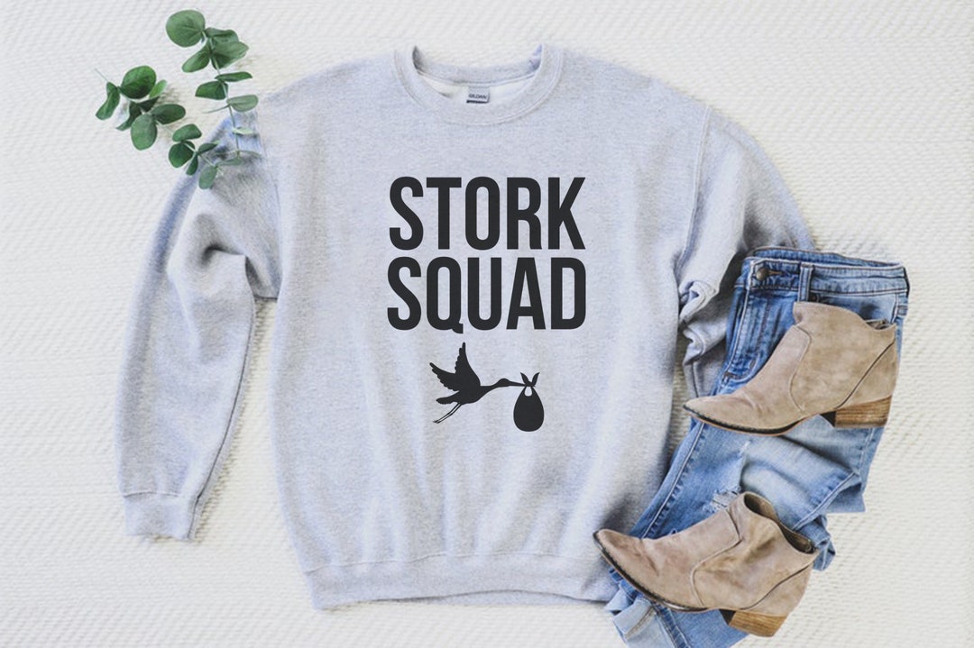 Stork Squad, Labor and Delivery Nurse Sweatshirt, L&D Nurse Crewneck ...