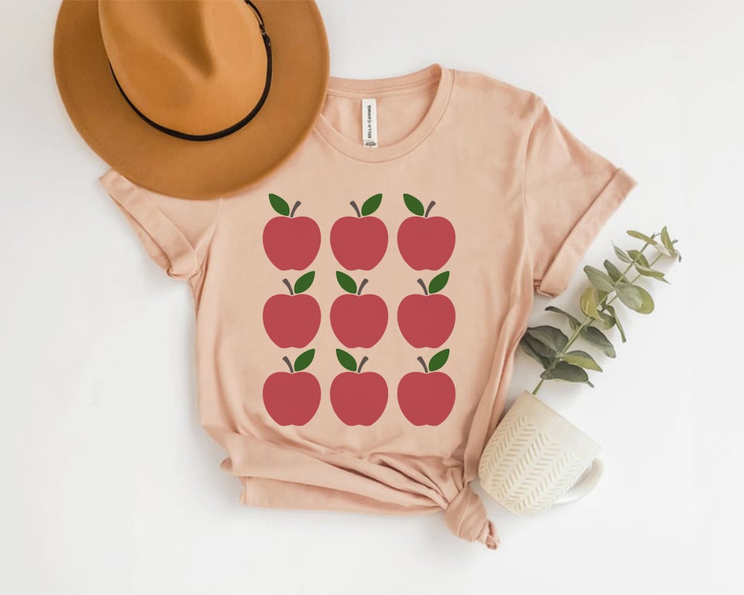 Apple Shirt, Apple Picking Shirt, Cute Teacher Shirts, Kindergarten ...